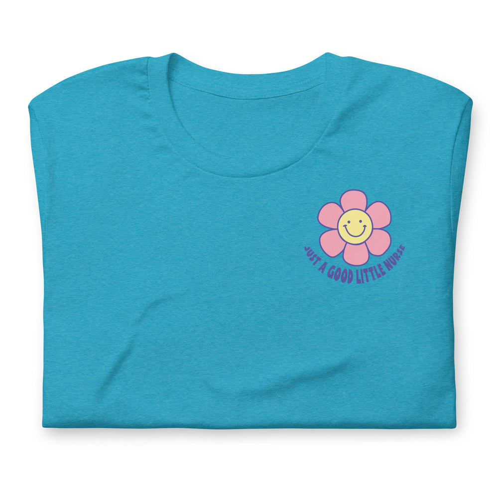 Just a good little nurse flower - left chest